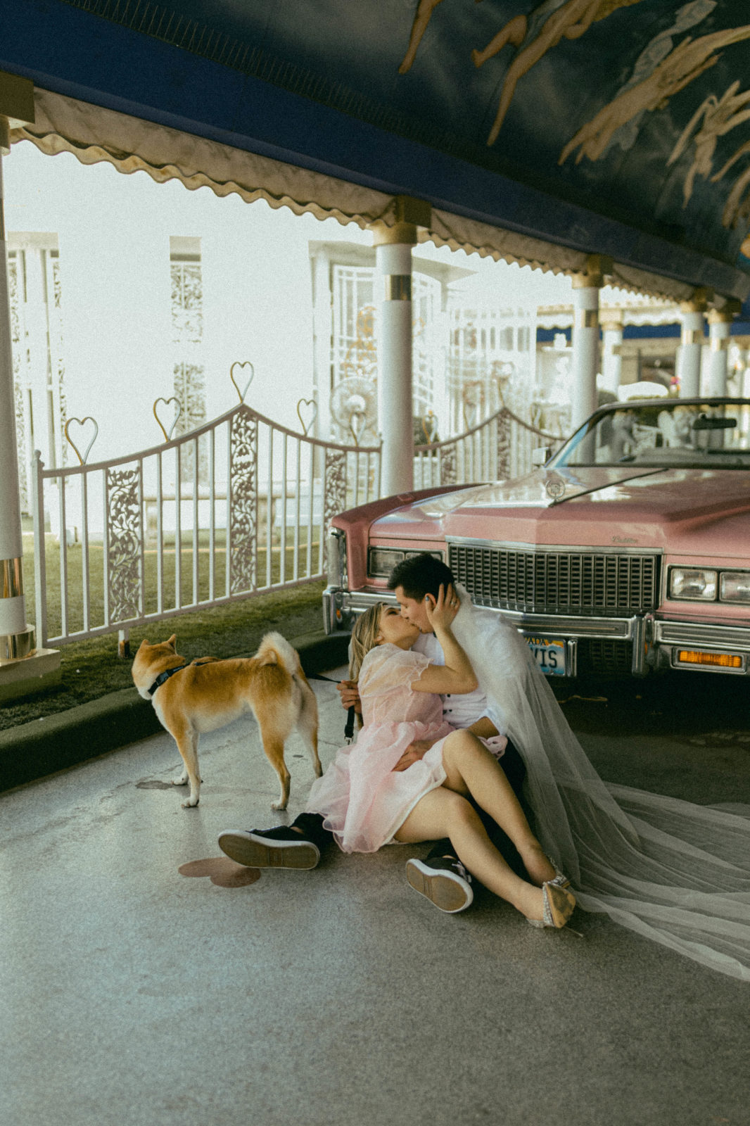 ilona + mekan — funky little white chapel vegas elopement ...
