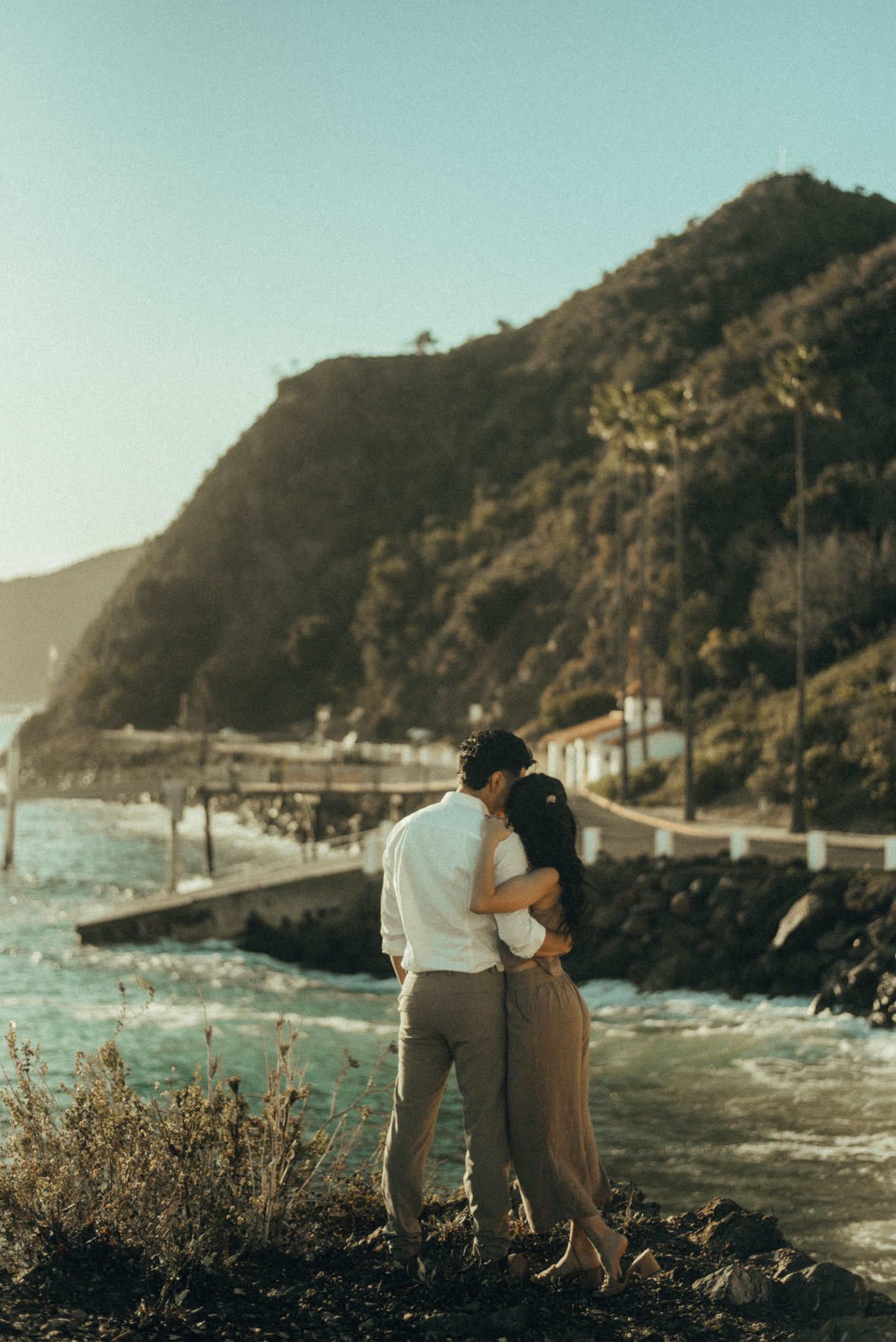 ary & gabe, intimate travel-along proposal, catalina island, california ...